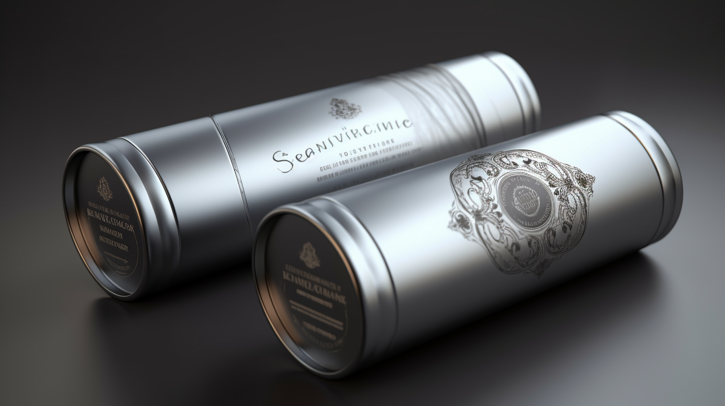 Silver Labels: Enhancing Visual Appeal with Metallic Elegance - Quad Labels